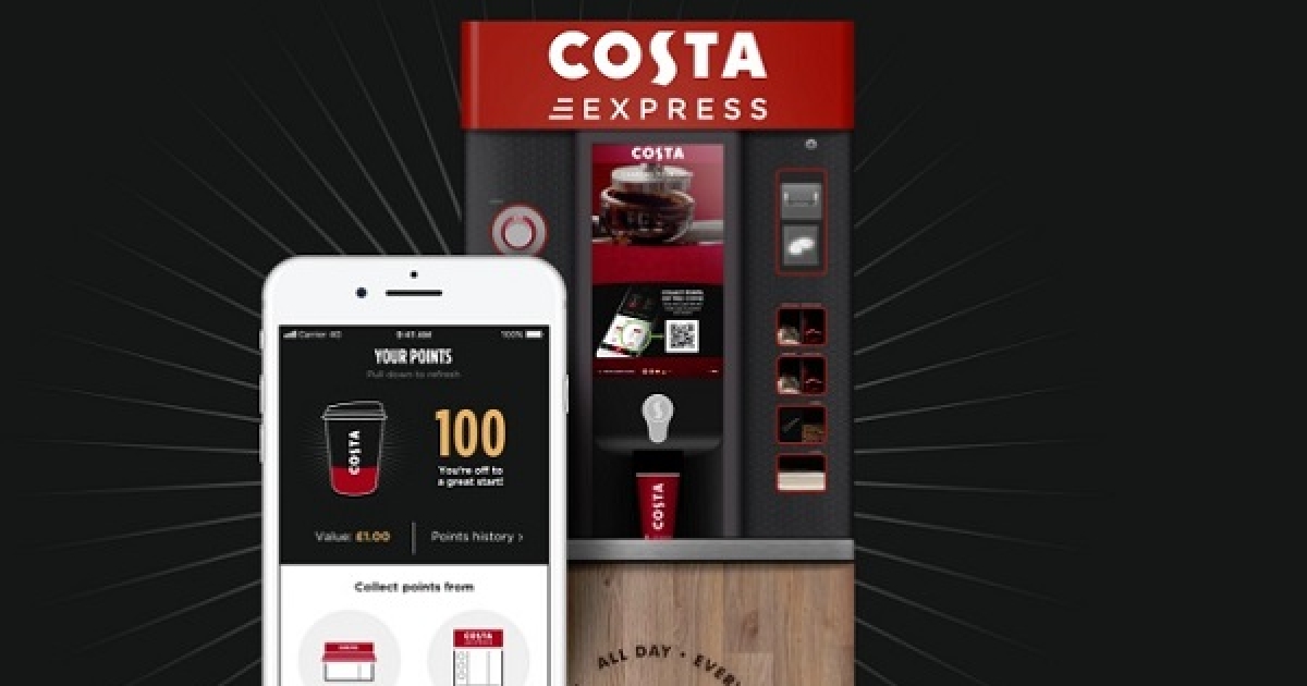 Costa Coffee extends loyalty programme to their express machines | QSR ...