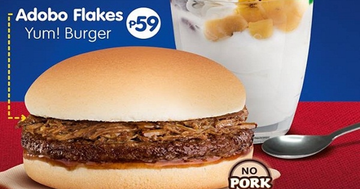 Jollibee launches adobo flakes burger, halo-halo sundae | QSR Media Asia