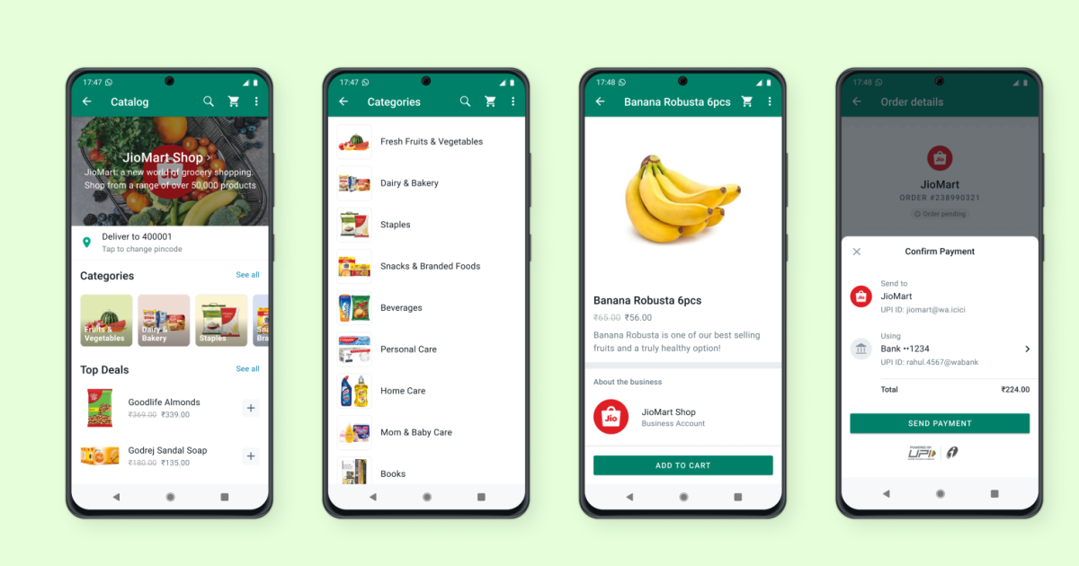 Meta, Jio Platforms launch JioMart on WhatsApp | Retail Asia