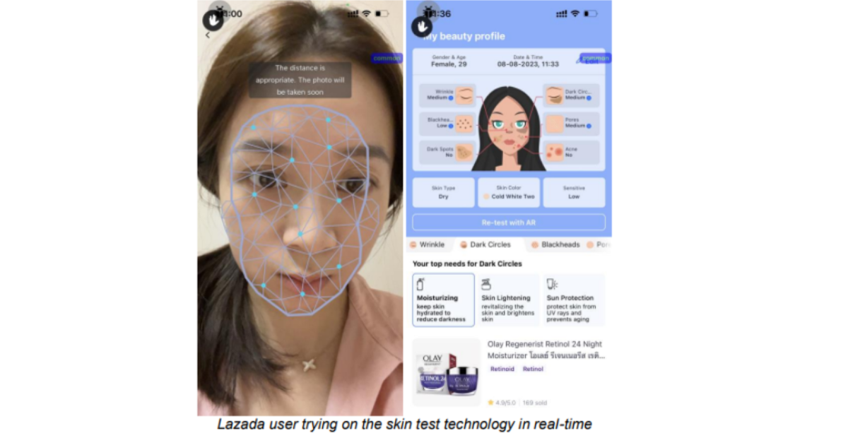 Lazada launches AI, AR-powered Skin Test Technology | Retail Asia