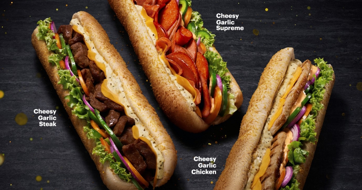 Subway Singapore introduces new Cheesy Garlic range | QSR Media