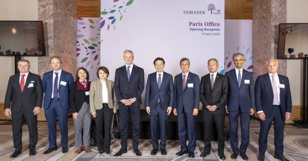 Temasek opens Paris office to expand Europe footprint | Singapore ...