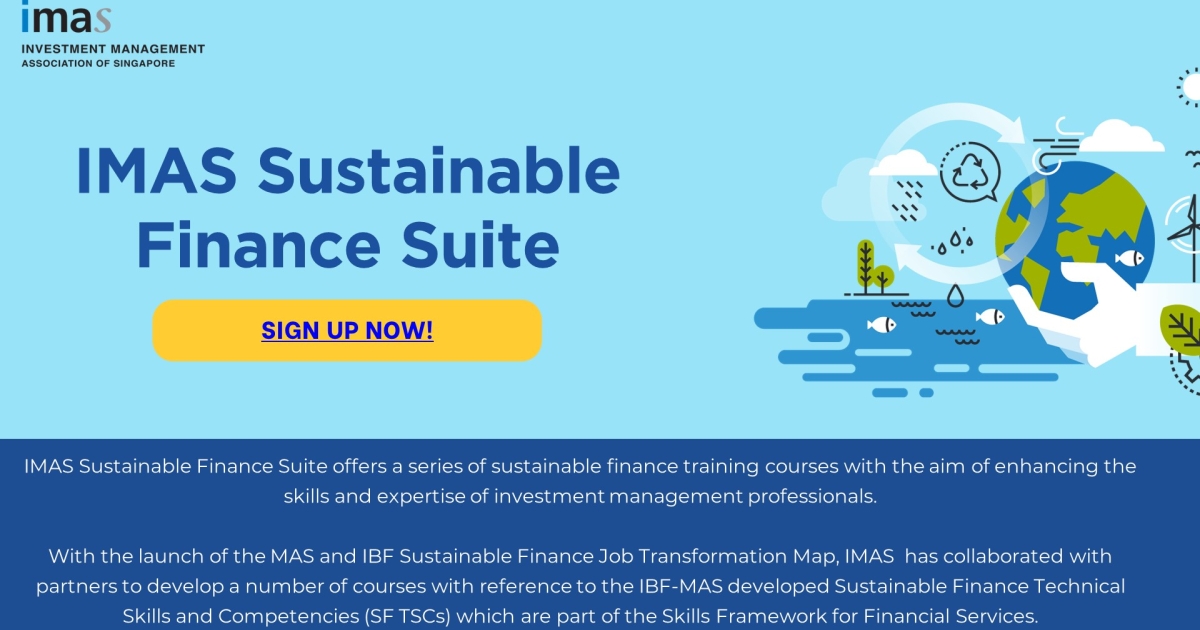 IMAS boosts green investments through sustainable finance courses ...