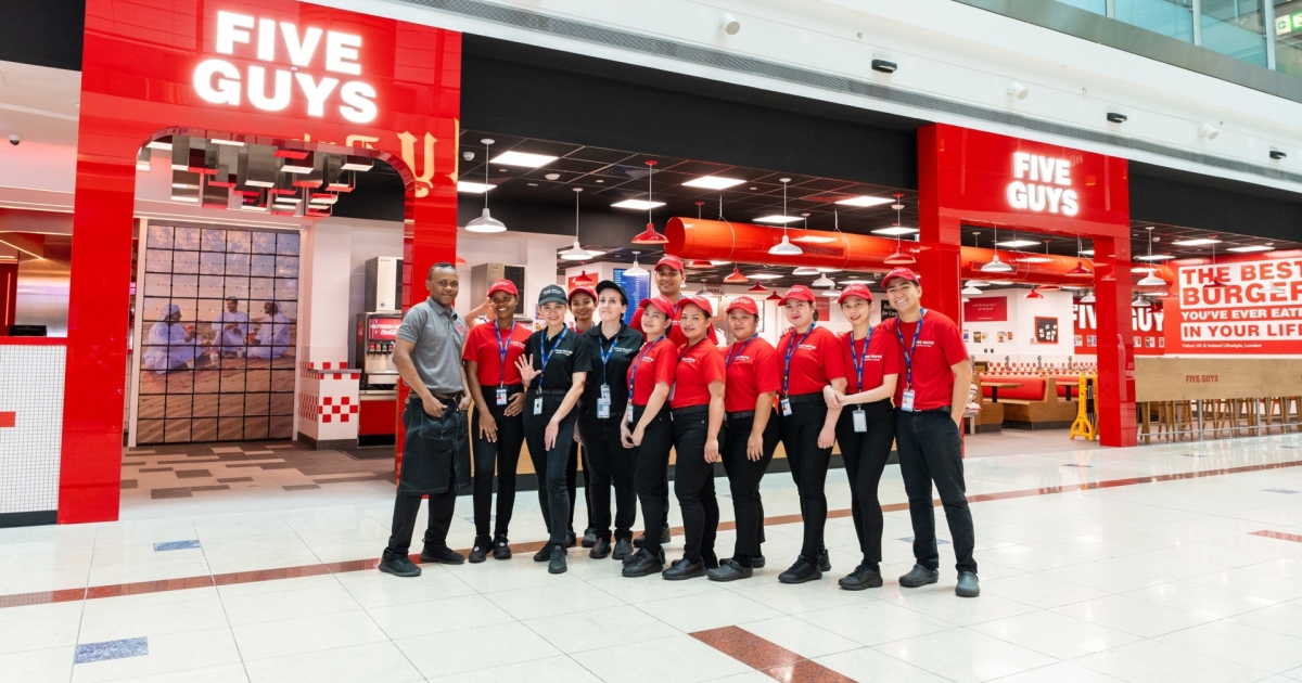 Five Guys opens first outside US airport restaurant | QSR Media